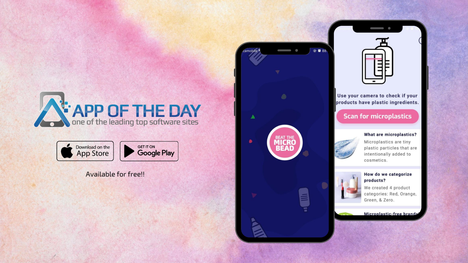 BTMB app featured on 'App Of The Day' platform - Beat the Microbead